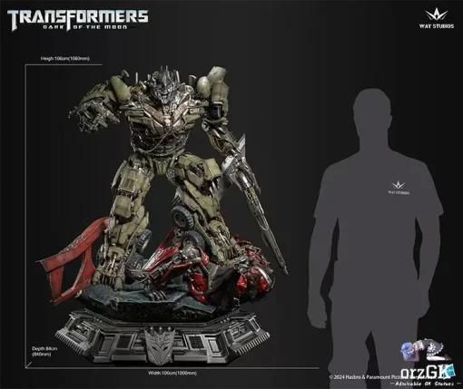Way Studio - Transformers: Dark of the Moon Series Megatron Full Body ...