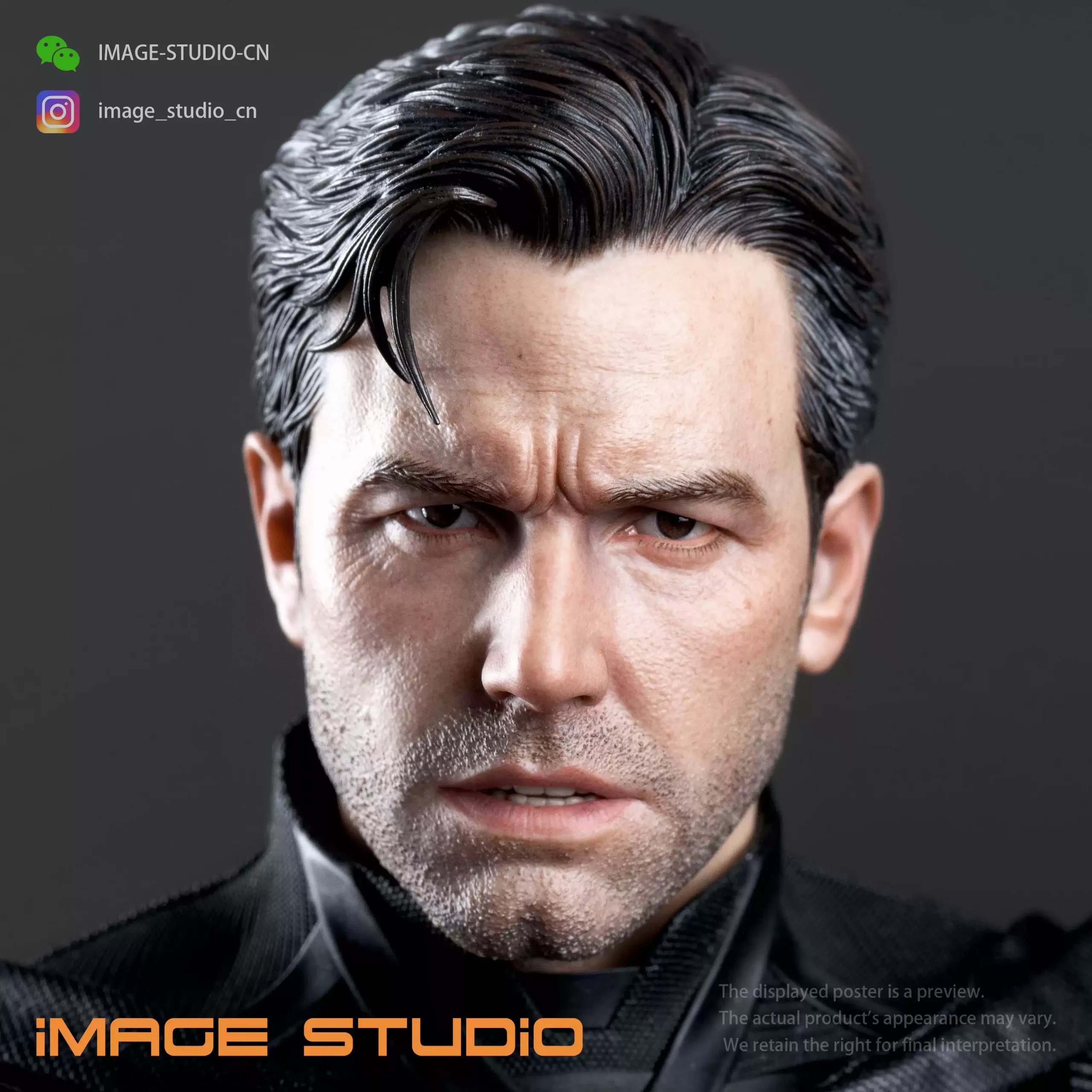 IMAGE Studio - DC 1/6 Batman Bell movable eye head sculpture - OrzGK